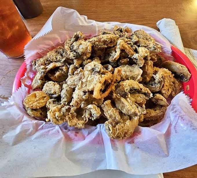 These aren't your average mushrooms&mdash;they're little golden nuggets of happiness. Crispy outside, tender inside, they're the unsung heroes of the appetizer world.