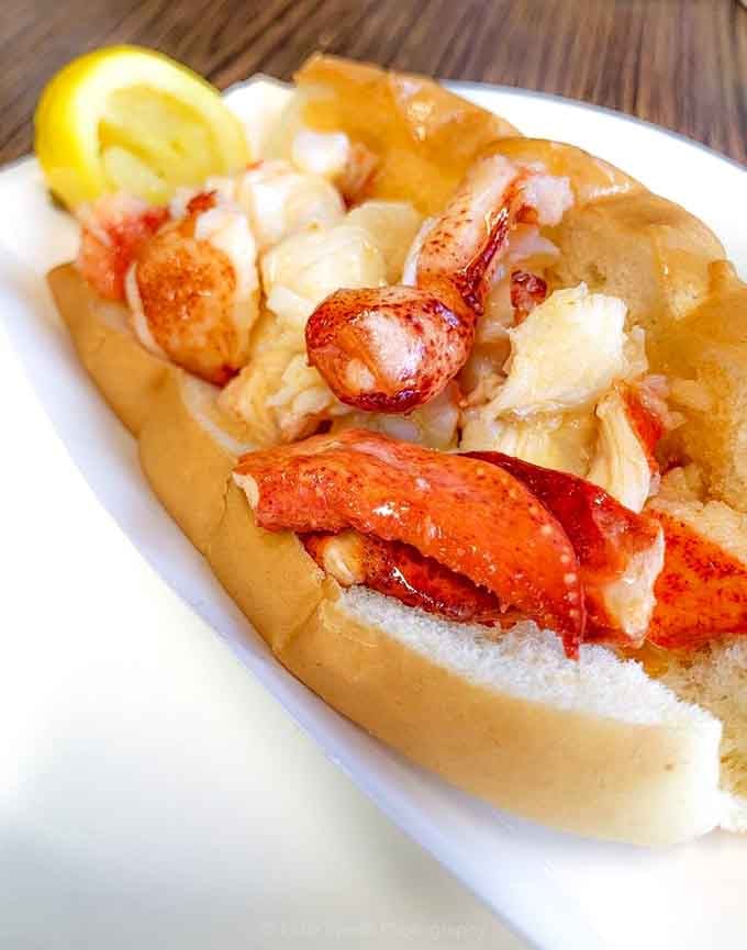Fresh lobster meat nestled in a toasted bun proves this drive-in takes its seafood as seriously as its hot dogs.