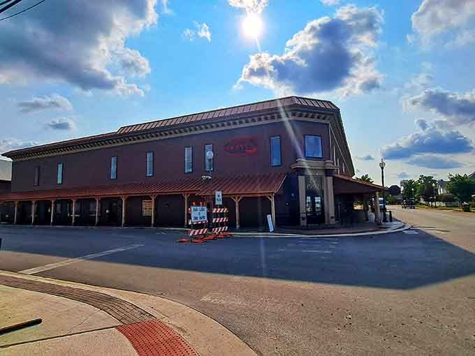 Country Shoppes' historic facade practically begs you to slow down, park the car, and discover what's inside those weathered walls.
