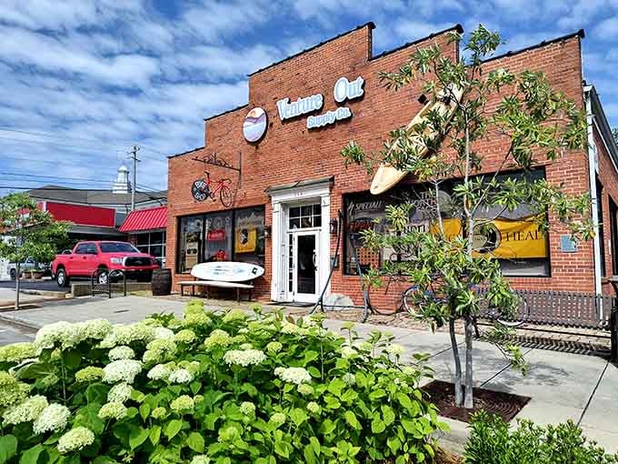 Local shops downtown provide everything you need for your outdoor adventures and lakeside explorations ahead.