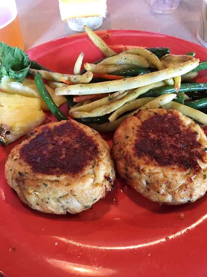 Golden-crusted crab cakes that prove sometimes the simplest preparations are the most spectacular and satisfying.