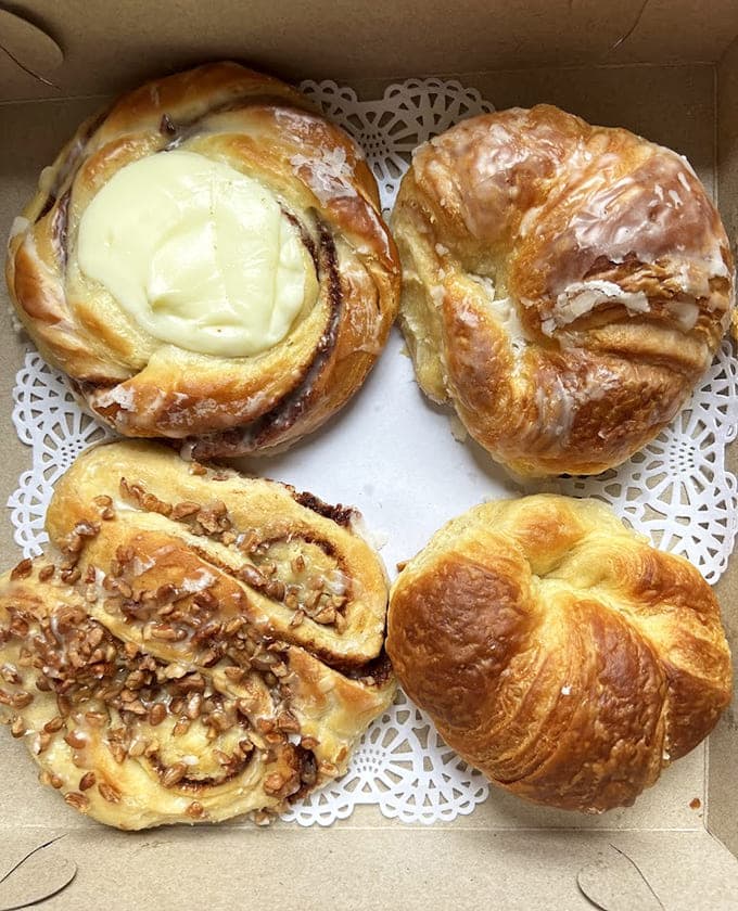 Pastries so beautiful they belong in a museum, except museums don't let you eat the exhibits.