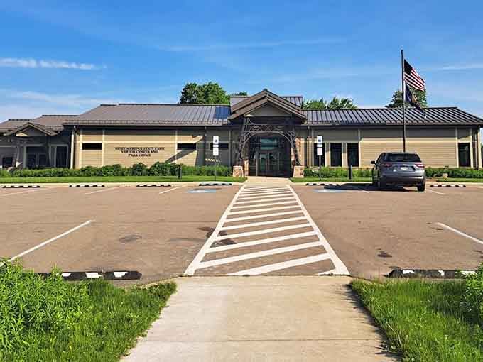 The visitor center welcomes you with all the information you need before your jaw-dropping adventure begins.