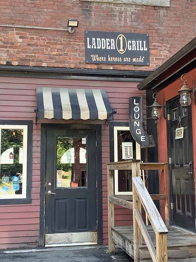 Ladder 1 Grill's unassuming exterior hides a local treasure where "heroes are made" both behind the grill and in the community it serves.