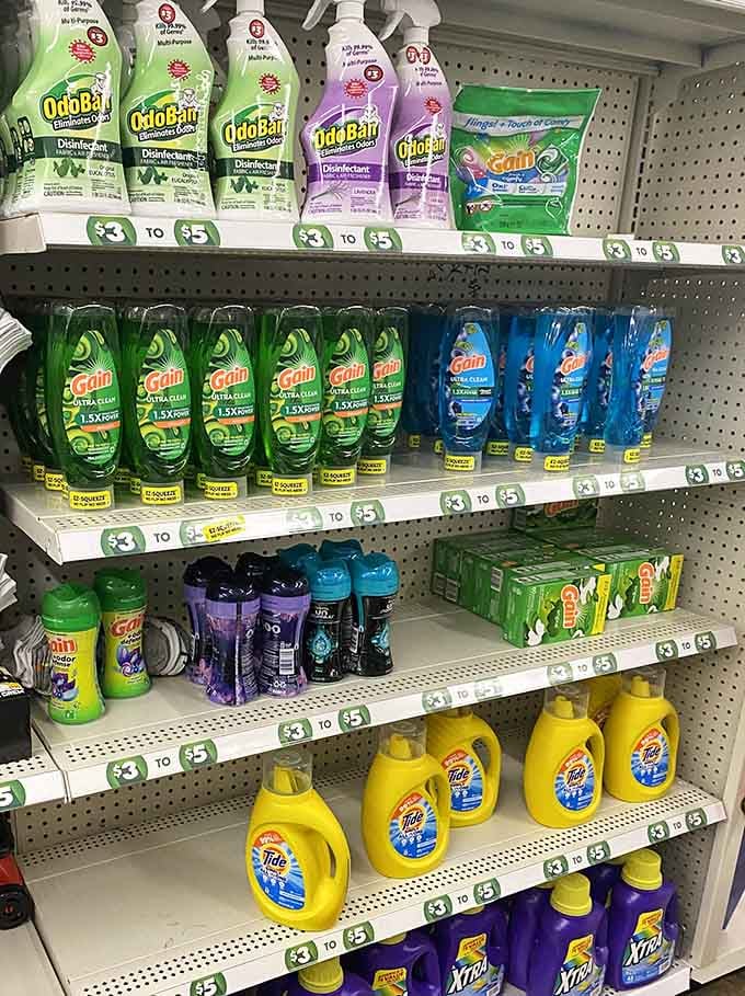 Cleaning power that packs a punch! Brand names you recognize at prices that'll make you do a double-take faster than spotting a celebrity at Whole Foods.