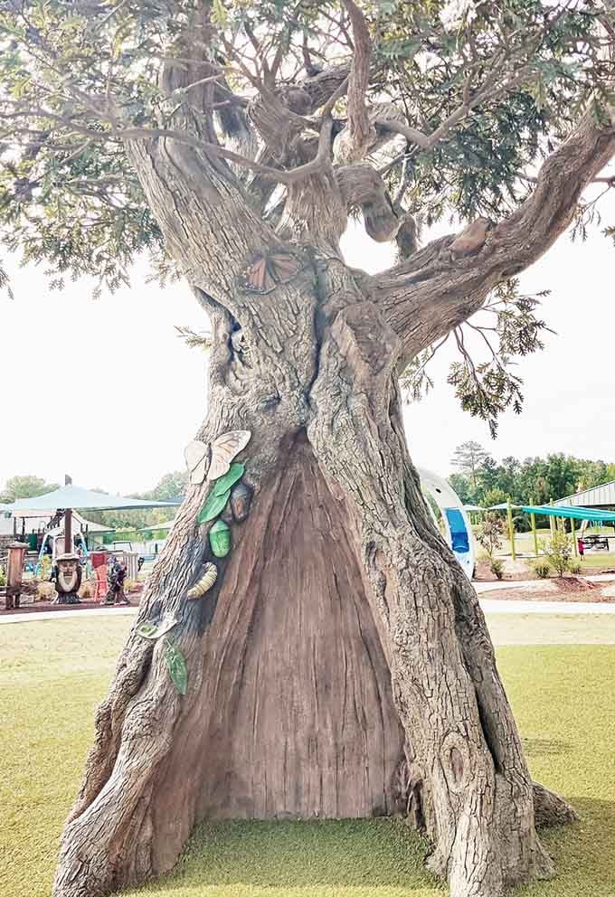 This isn't just a tree sculpture &ndash; it's where imagination grows roots and childhood memories branch out forever.