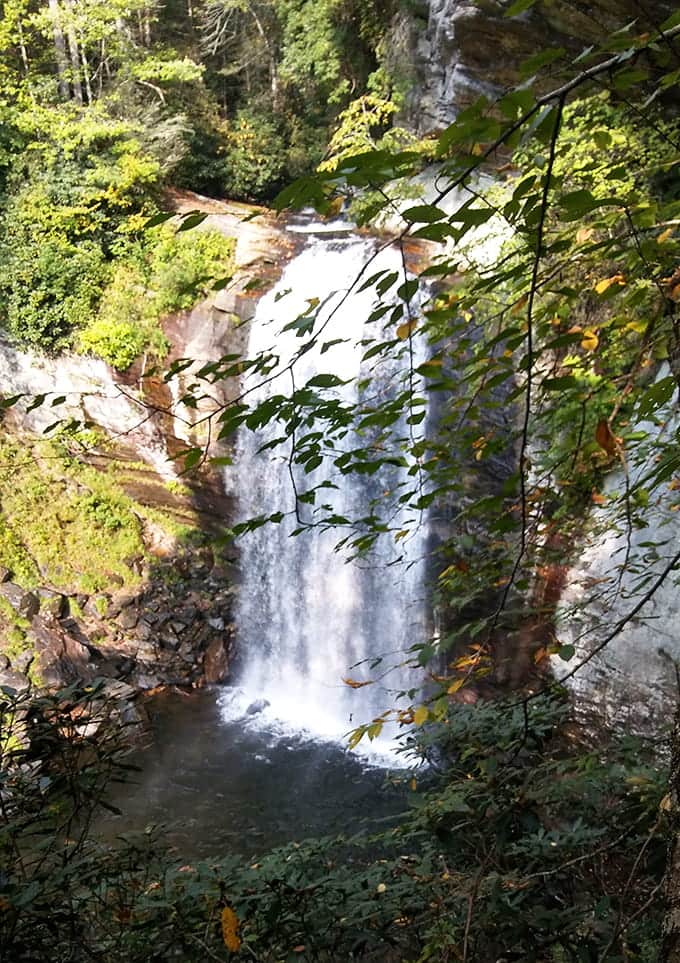 This view from above reveals why they call it Looking Glass, smooth as your grandmother's best china.