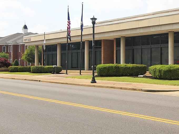 City Hall standing proud, a reminder that local government can still feel accessible and human.