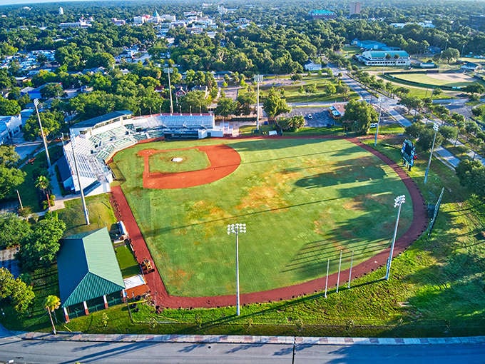 Melching Field gives DeLand residents their baseball fix without major league prices. America's pastime feels right at home in this charming community.