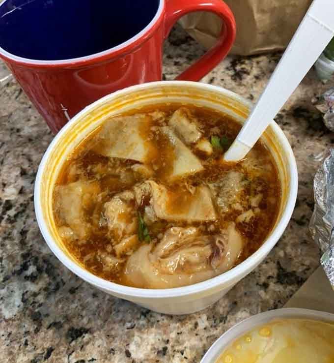 Menudo: the legendary hangover cure that doubles as a soul-warming comfort food. Those homemade tortillas aren't just for tacos, folks.