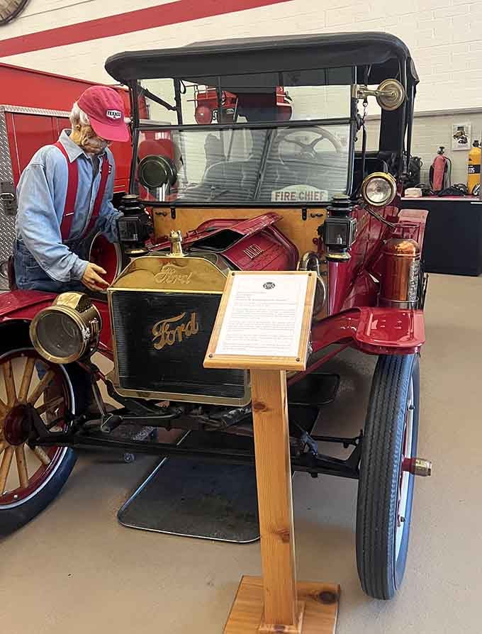 This 1913 Ford Fire Chief vehicle proves they were making statement rides long before muscle cars existed.