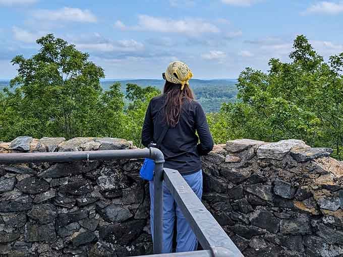 The view from the tower's observation deck makes every step of that climb feel absolutely worth it.