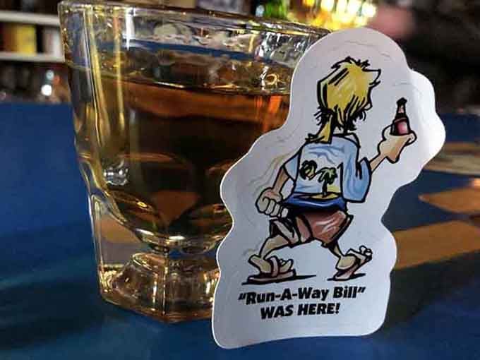 Even the water here comes with a side of visual entertainment and enough neon to guide ships home.