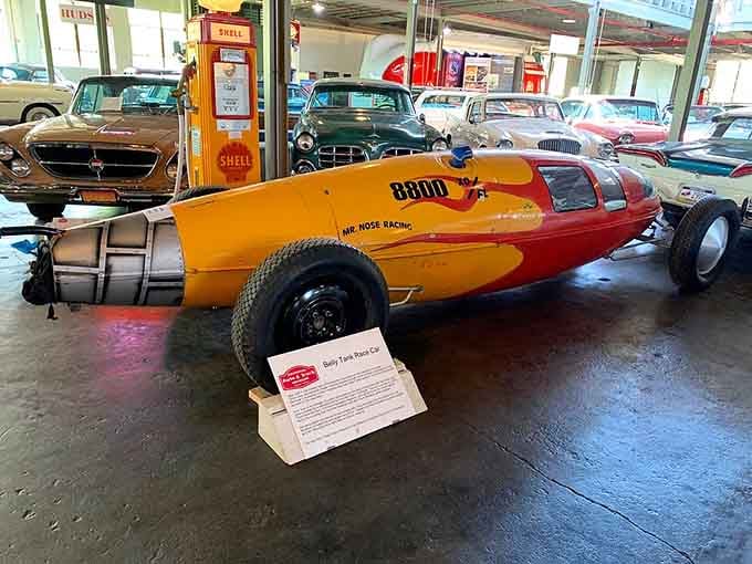 This belly tank racer proves that sometimes the wildest ideas create the most beautiful machines on earth.