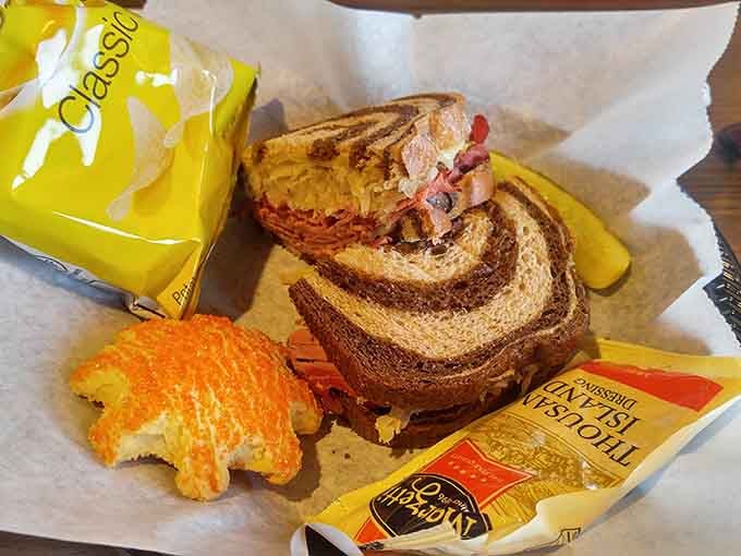 Even the sandwiches come with a side of that fresh-baked bread magic you can't resist.