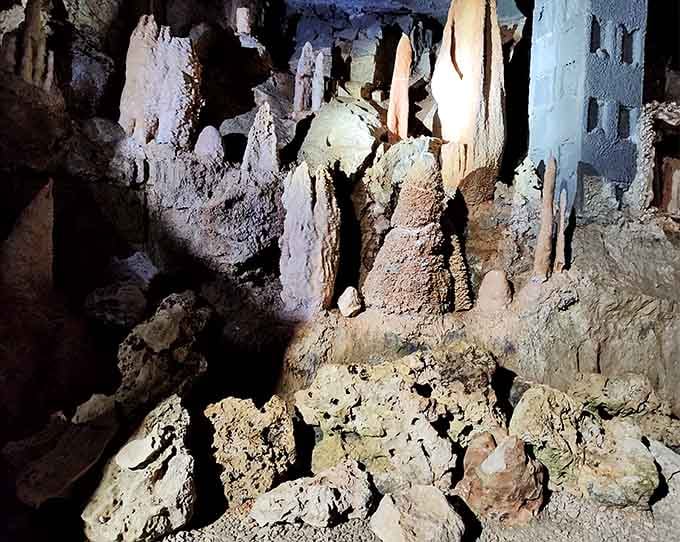 Millions of years of patient work created this gallery that no human artist could ever replicate.