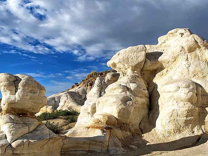 Wide open prairie suddenly gives way to this geological surprise, like finding a secret room in your house.