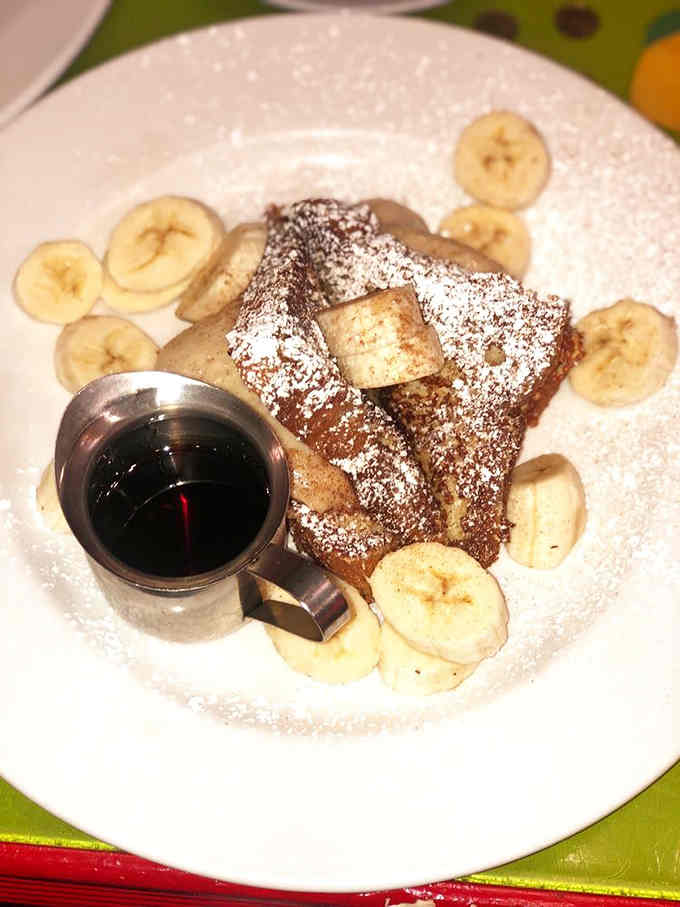 French toast meets bananas Foster in a breakfast mashup that should probably come with a warning label.