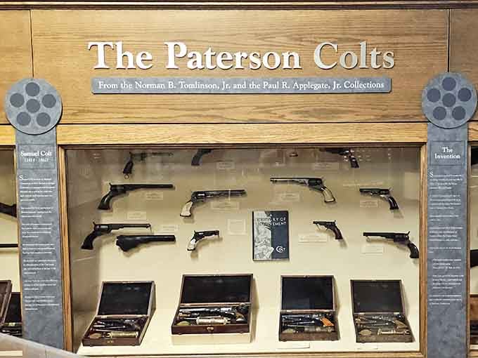 The Paterson Colts collection showcases American firearms history with precision that would make any collector's heart skip.