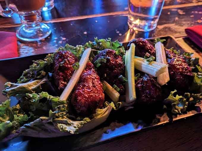 Vegan wings that look this good prove you don't need meat to embrace the dark side.