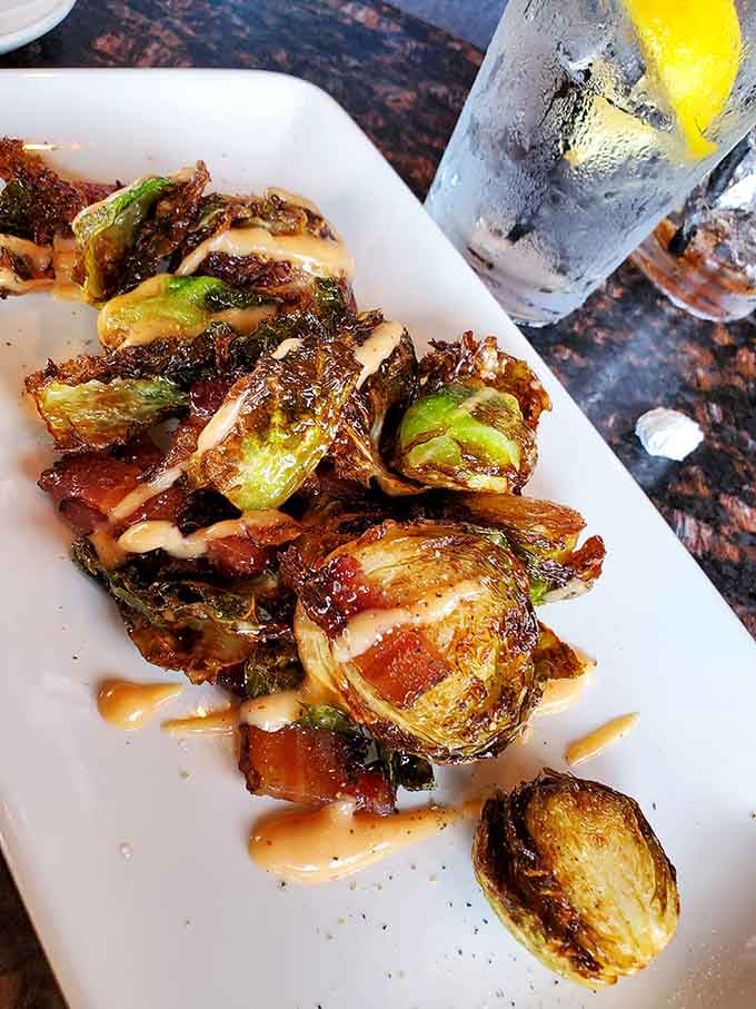 Caramelized Brussels sprouts with that perfect char and drizzle prove vegetables can be downright crave-worthy.