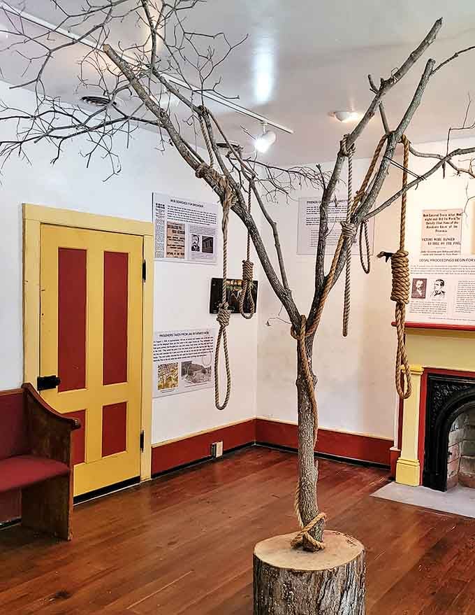 The SEEK Museum doesn't shy away from difficult history, using powerful symbolism to educate visitors about Kentucky's complex past.