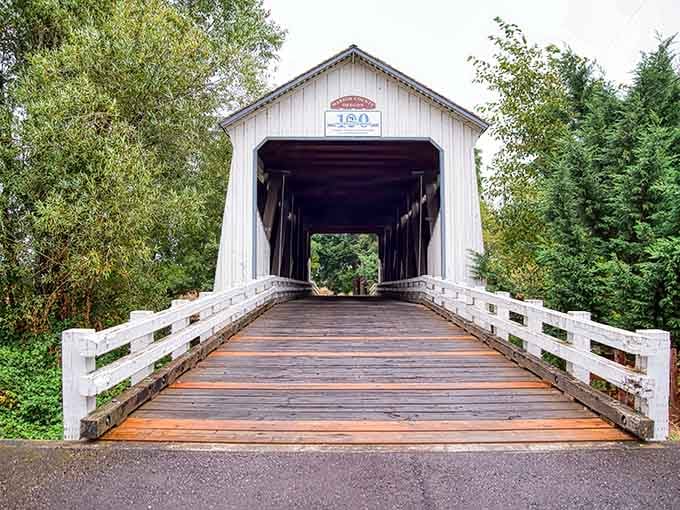 7. silverton historic gallon house covered bStep onto wooden planks that have welcomed travelers for over a century, romance and history in covered bridge form.ridge
