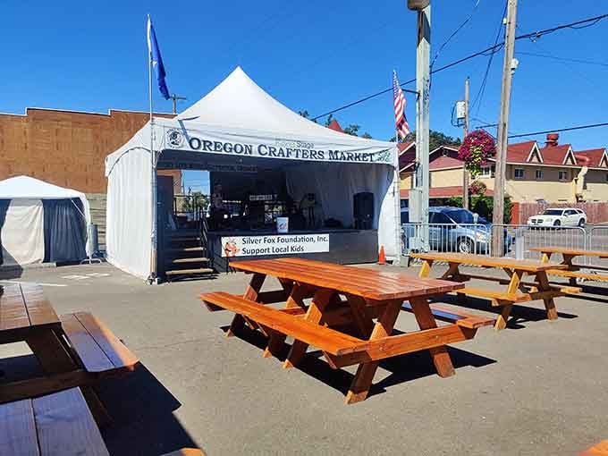 The crafters market brings together handmade treasures and the people who actually made them with their own two hands.