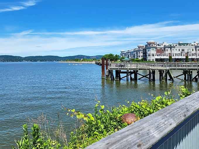Horan's Landing offers Hudson River views that make you forget you're still technically in commuting distance.