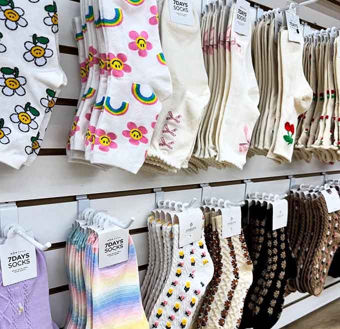 Sock shopping: the unexpected joy of adulthood. These colorful foot sweaters prove personality can indeed start from the ground up.