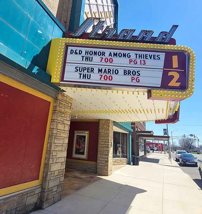 The Strand Theatre keeps classic cinema alive with that vintage marquee charm you can't fake or replicate.