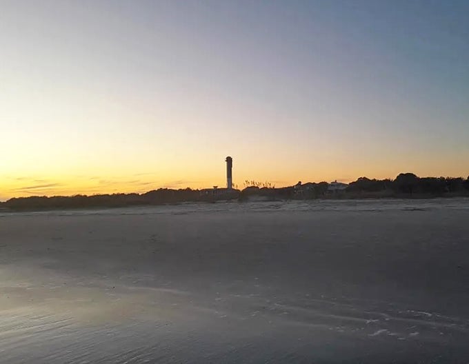 Golden hour transforms this brutalist beauty into something almost romantic, proving even the most utilitarian structures have their soft side.