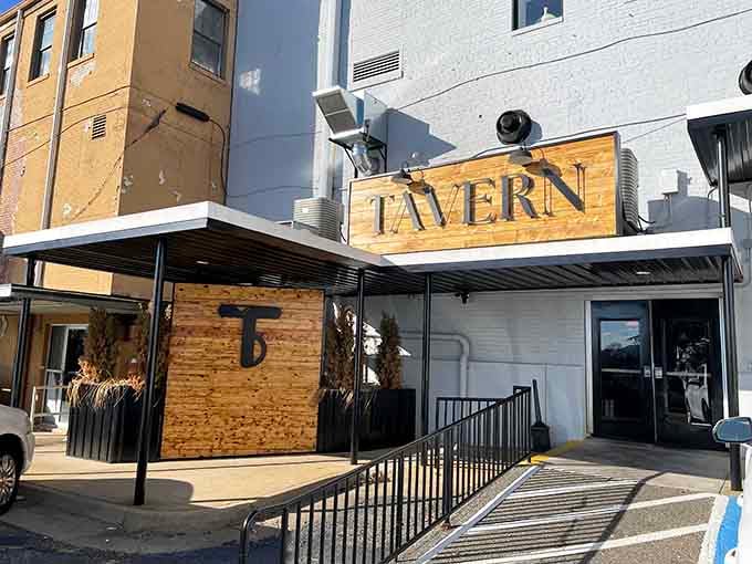 TAD Tavern's rustic wooden facade promises the kind of authentic local watering hole where everybody might not know your name yet&mdash;but they will by closing time.