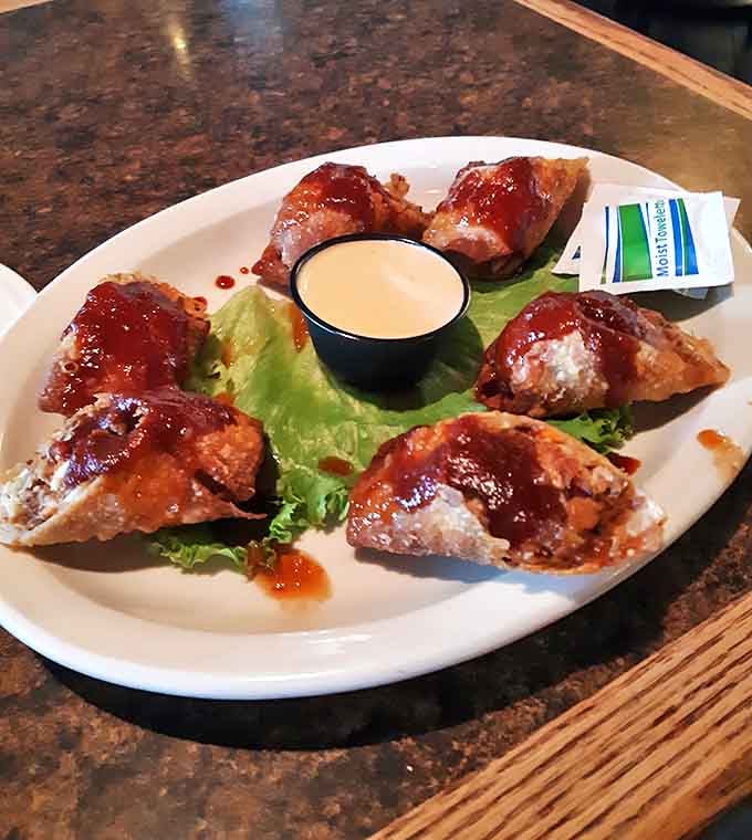 The Texas Egg Rolls brilliantly marry cultures&mdash;crispy wrappers stuffed with smoky brisket and cheese, proving innovation and tradition can coexist deliciously.