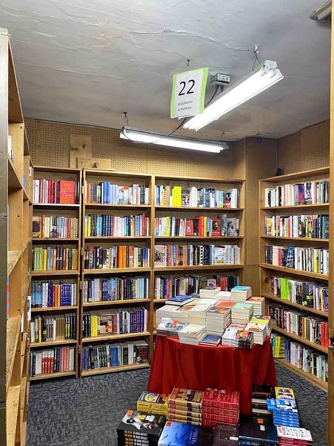 Room 22 beckons biography lovers with the promise of other people's fascinating lives at discount prices galore.