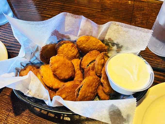 Deep fried zucchini that makes eating your vegetables feel like cheating, which is exactly the point here.