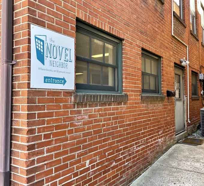 Finding the back entrance feels like discovering Narnia, except instead of a wardrobe it's a brick alleyway.