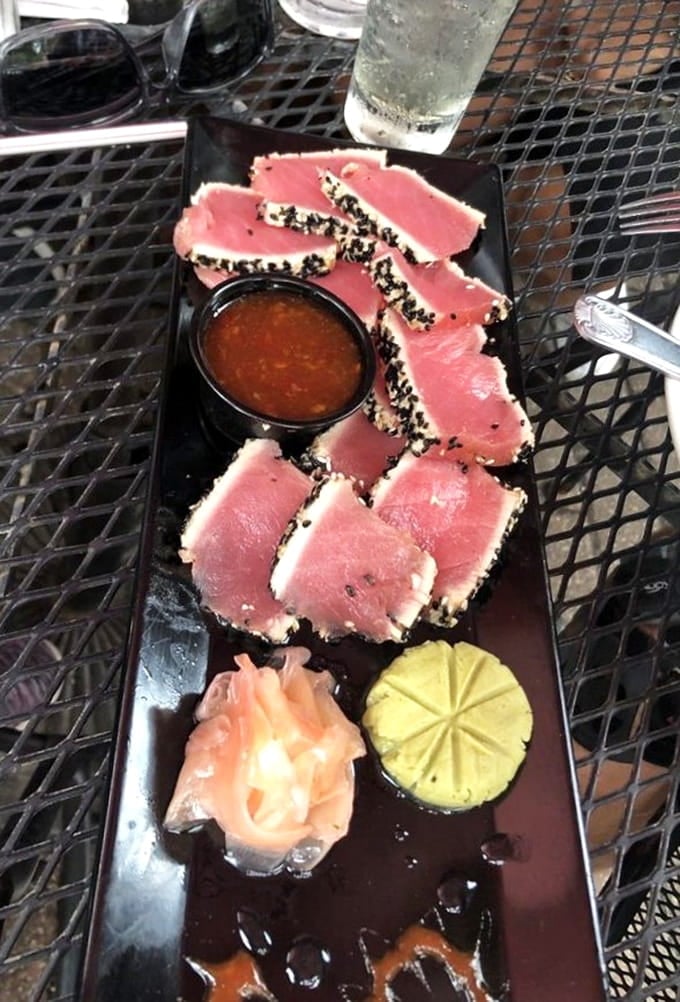 Seared tuna with that perfect pink center proves sometimes less cooking means more flavor and pure happiness.