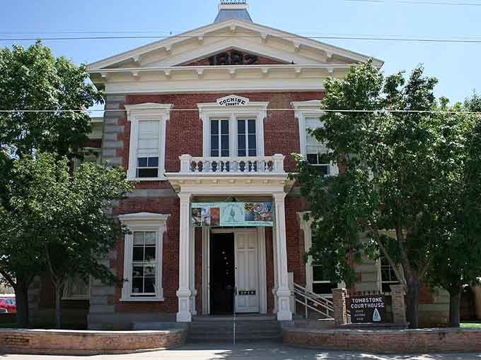 The Cochise County Courthouse's red brick facade has witnessed more drama than a season of your favorite legal show.