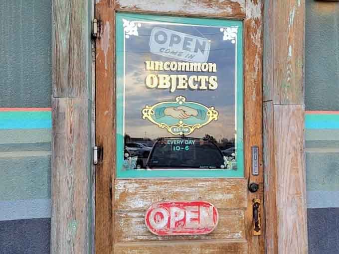 That distressed door has seen more interesting people walk through it than most nightclub bouncers could ever imagine.