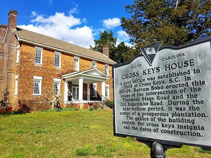 Cross Keys House represents antebellum architecture at its finest, a brick beauty that's witnessed nearly two centuries of Carolina history.