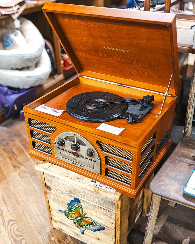 The Crosley record player&mdash;where music wasn't streamed but savored, each album side a commitment rather than a casual swipe right.