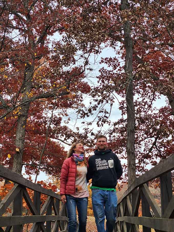 Visitors soak in the fall colors, proving that Missouri's autumn display rivals anywhere else in the country.