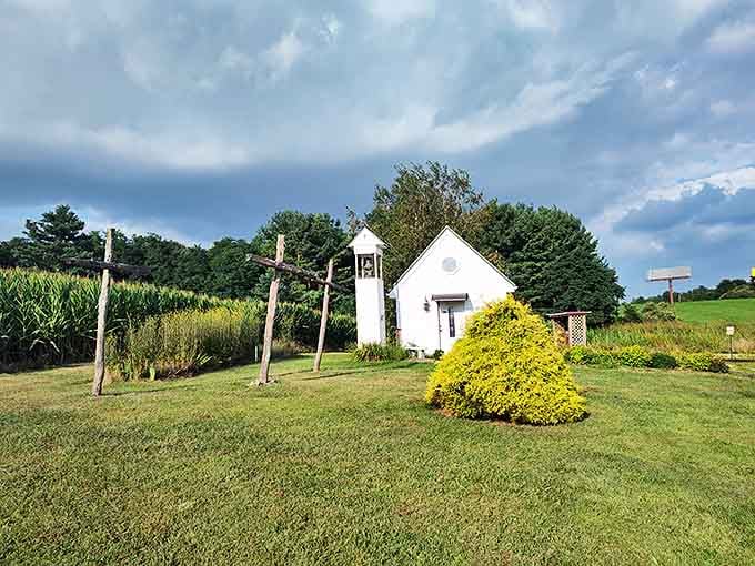Not all spiritual experiences require grand cathedrals&mdash;this tiny church offers big contemplation in a package smaller than most living rooms.
