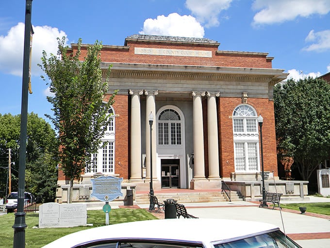 This impressive brick building with classical columns stands as a testament to Abbeville's historic significance. Architecture that demands respect, not just Instagram likes.