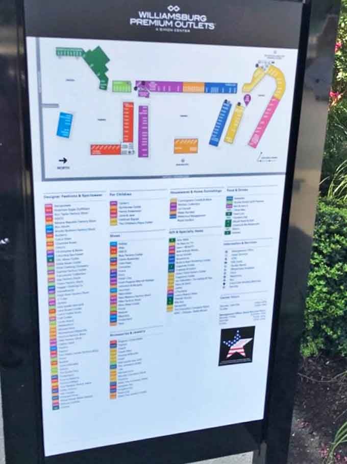 The shopping strategist's best friend&mdash;a color-coded map that transforms random wandering into tactical retail conquest.