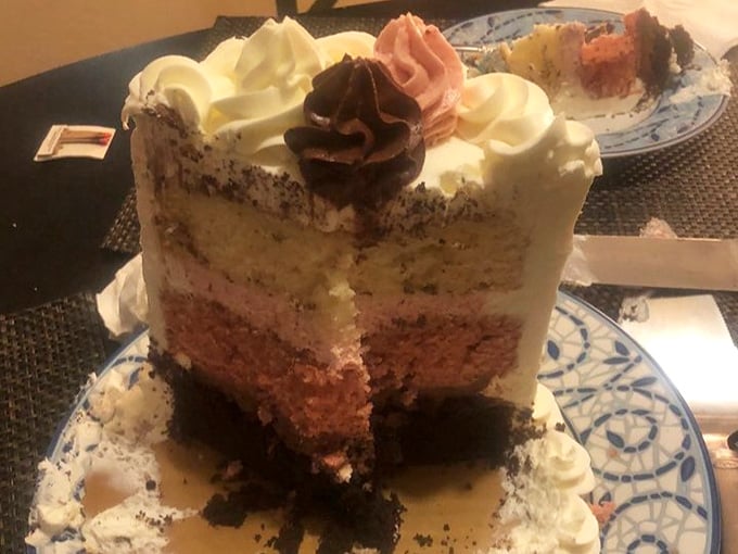 Neapolitan cake layers prove that some classic combinations never go out of style, just get more sophisticated.