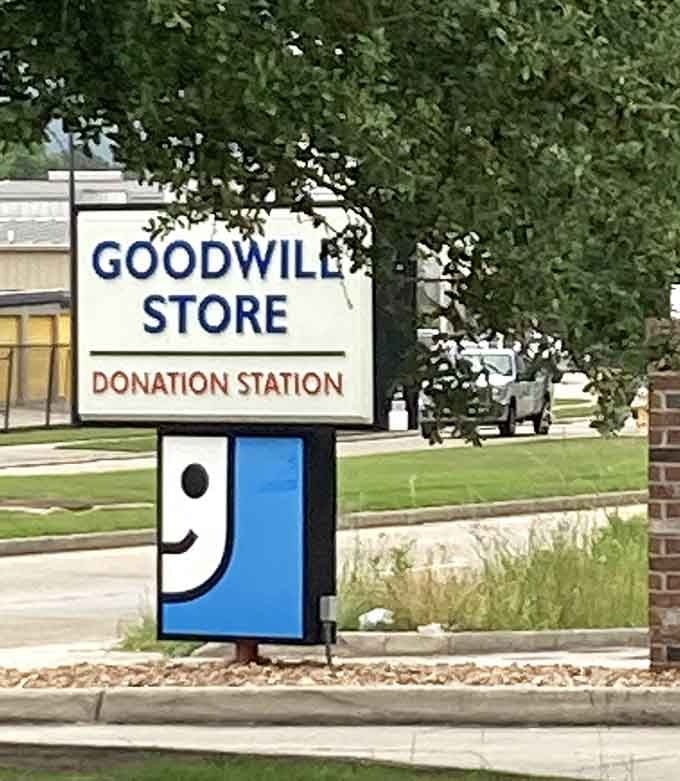 The smiling logo says it all &ndash; this isn't just shopping, it's community support with every purchase making a difference beyond your wallet.