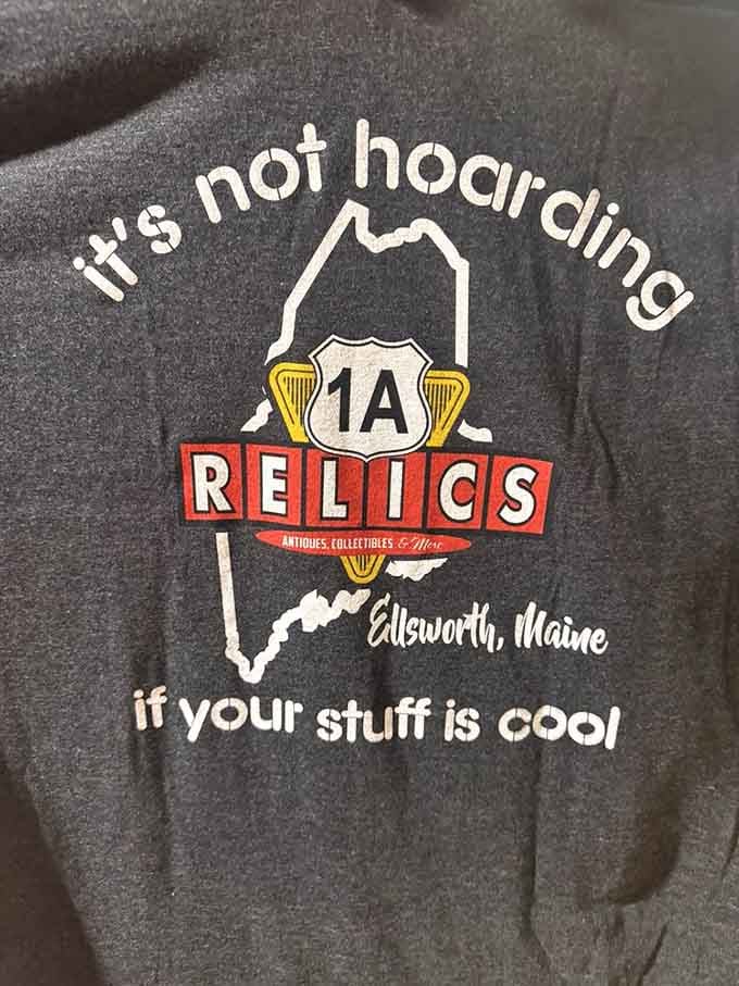 Their cheeky "It's not hoarding if your stuff is cool" motto perfectly captures the fine line between collector and accumulator we all walk.