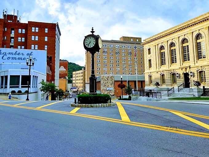 Bluefield's downtown clock keeps perfect time in a city where life moves at exactly the right pace.